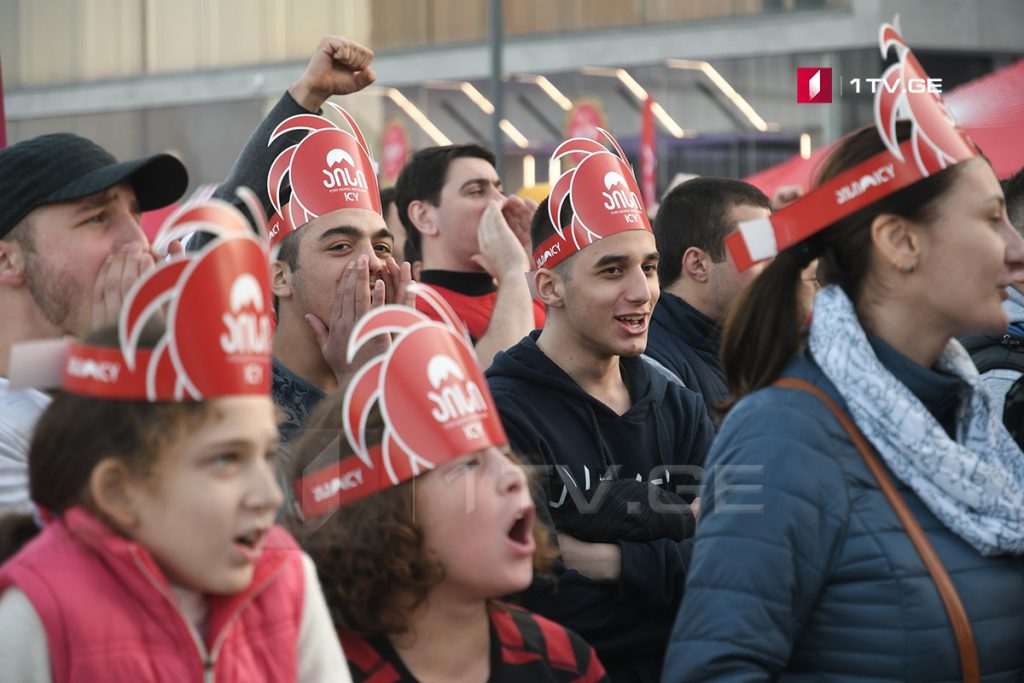 Let’s Georgian Rugby players hear national anthem - 1TV