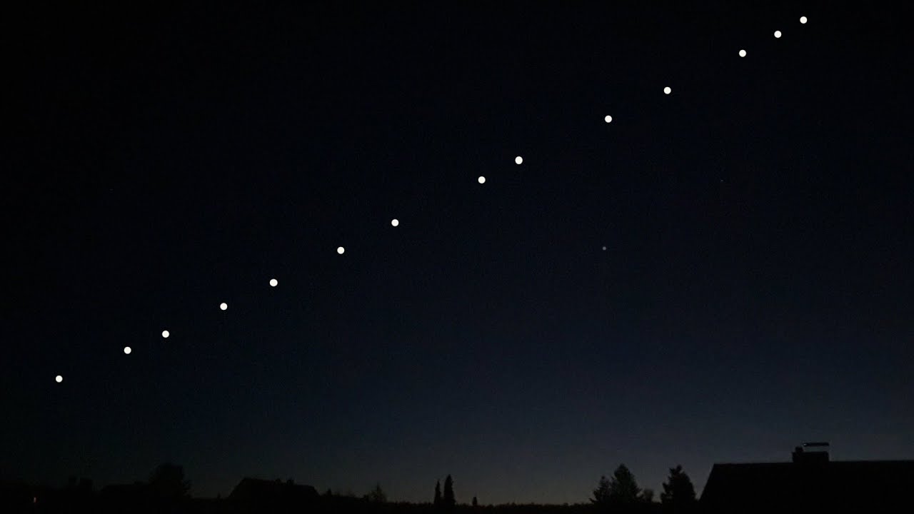 Starlink Satellites Can Be Seen From Georgia Tonight 1TV Starlink Satellites Can Be Seen From Georgia Tonight 1TV