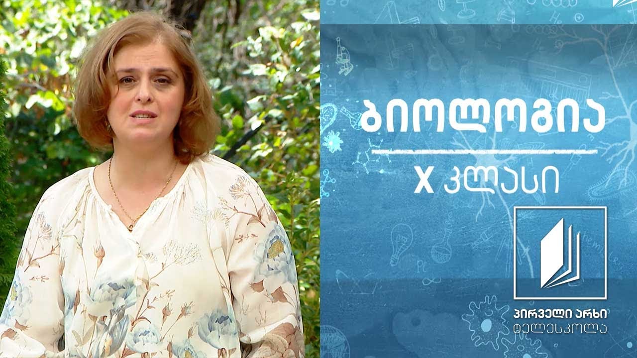 ბიოლოგია X კლასი პლაზმური მემბრანა ტელესკოლა 1tv