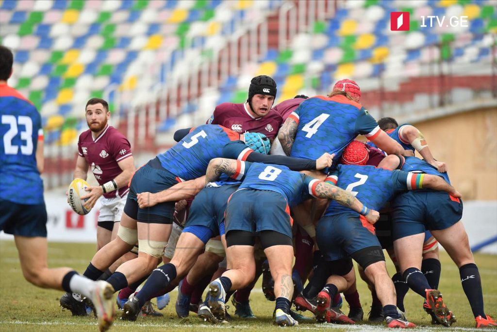 Georgian national rugby team defeats Russia, wins Rugby Europe ...