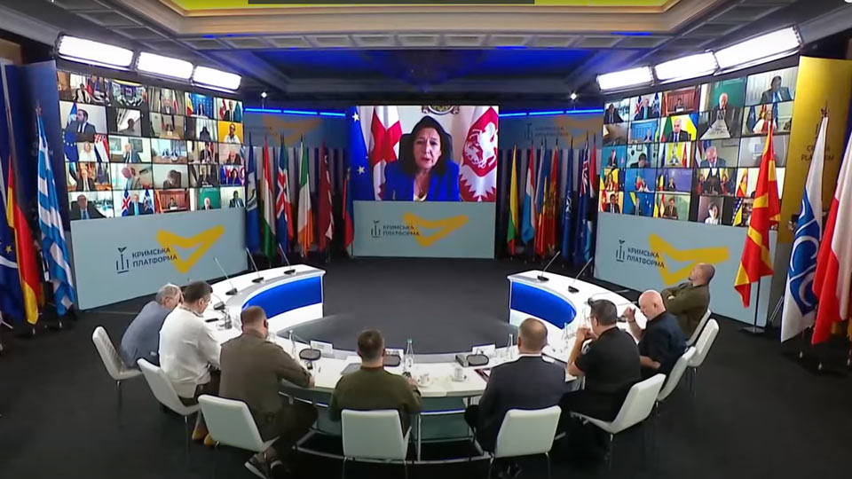 Georgian President: Georgia and Ukraine to restore unity, territorial ...