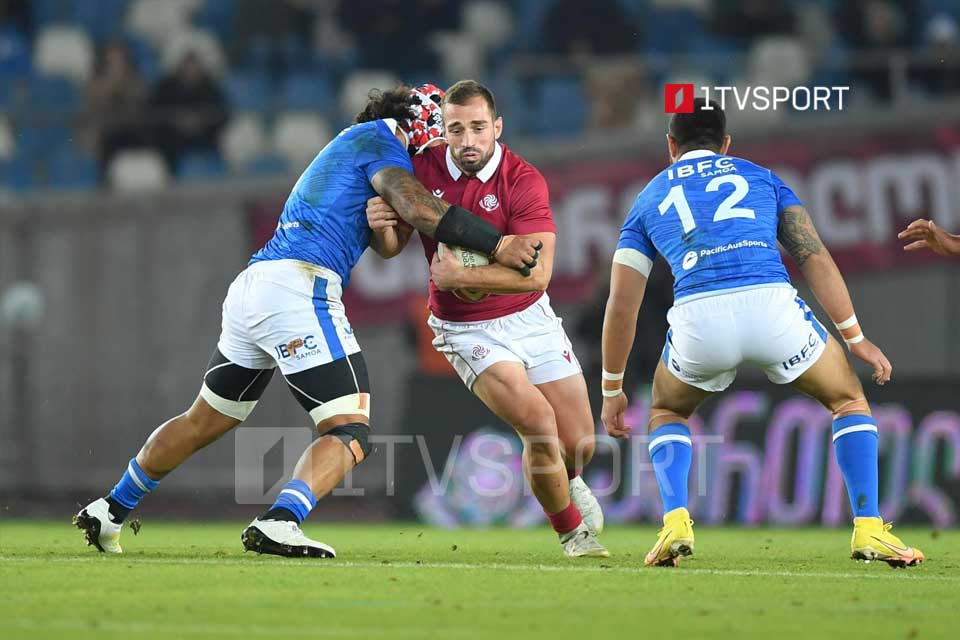 Georgian rugby team loses against Samoa - 1TV