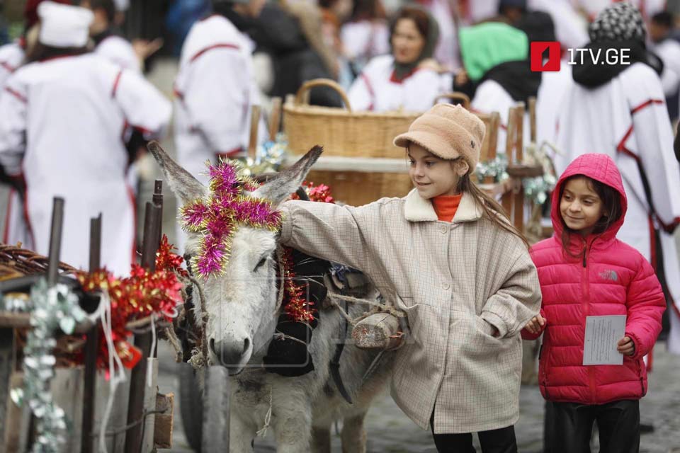 Christmas procession Alilo in Tbilisi (Photos) - 1TV