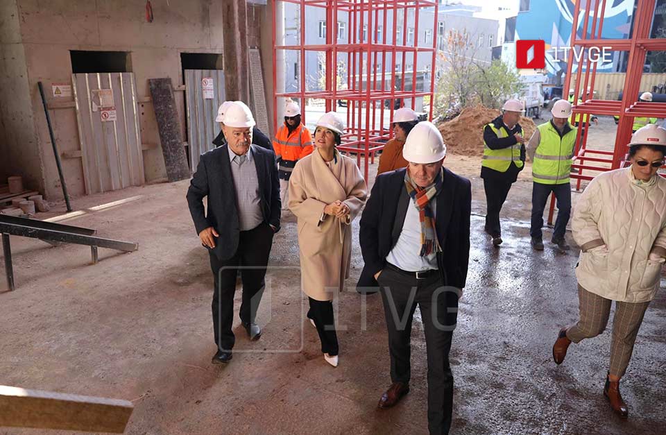 EBU Director General visits GPB's new building - 1TV