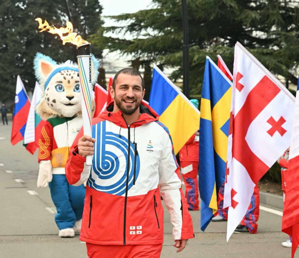 Flame of Peace for EYOF Bakuriani 2025 arrives in Tbilisi - 1TV
